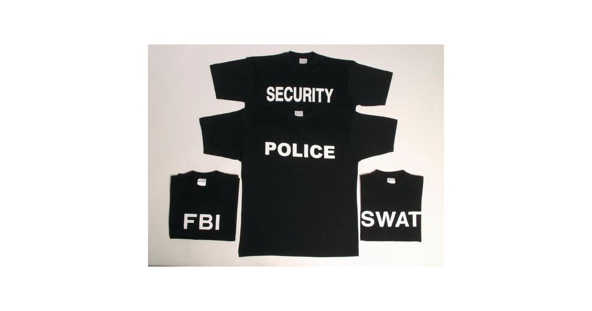 U.S. póló fekete SWAT, POLICE, FBI felirattal MIL-TEC® - Military ...